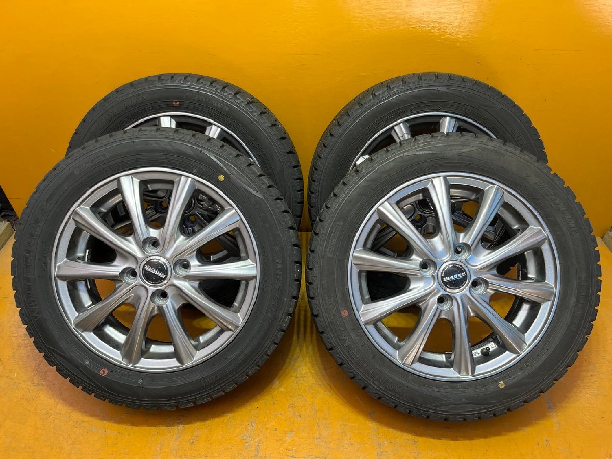 165/60R14 75Q DUNLOP WINTERMAXX WM02 ホイール付 4本セット 7026(中古品)｜売買されたオークション情報、yahooの商品情報をアーカイブ公開 ...