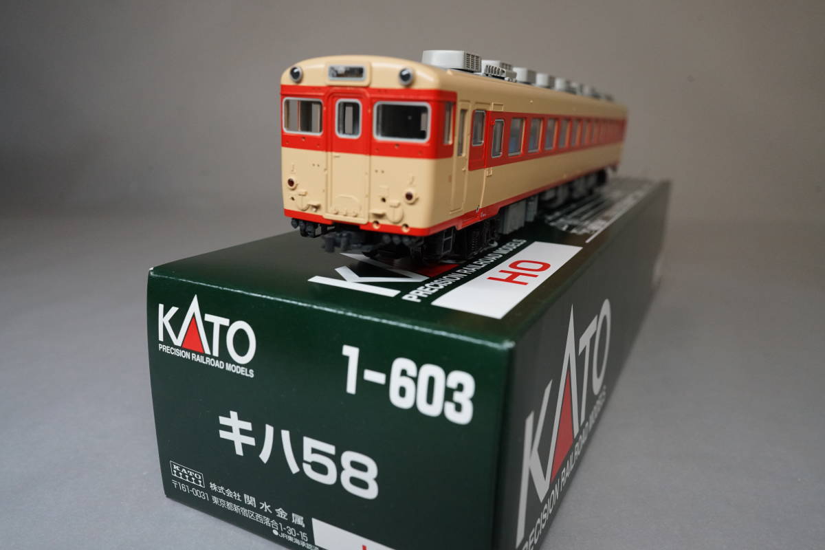 Yahoo!オークション - 【最新ロット】KATO 1-603 (HO) キハ58形(Mなし)...