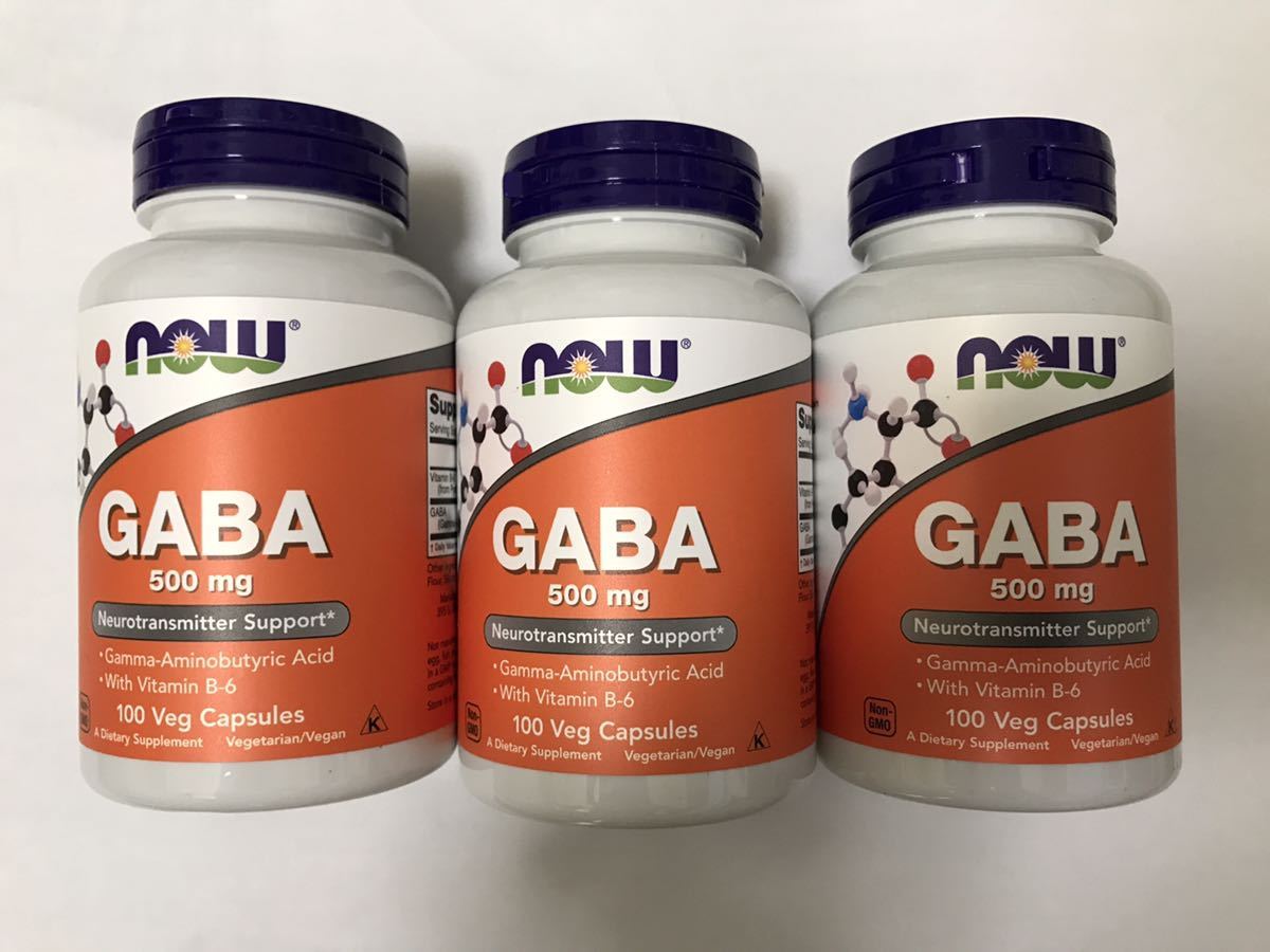 Yahoo!オークション - GABA 500mg 100カプセル （nowfoods ナウフーズ ...