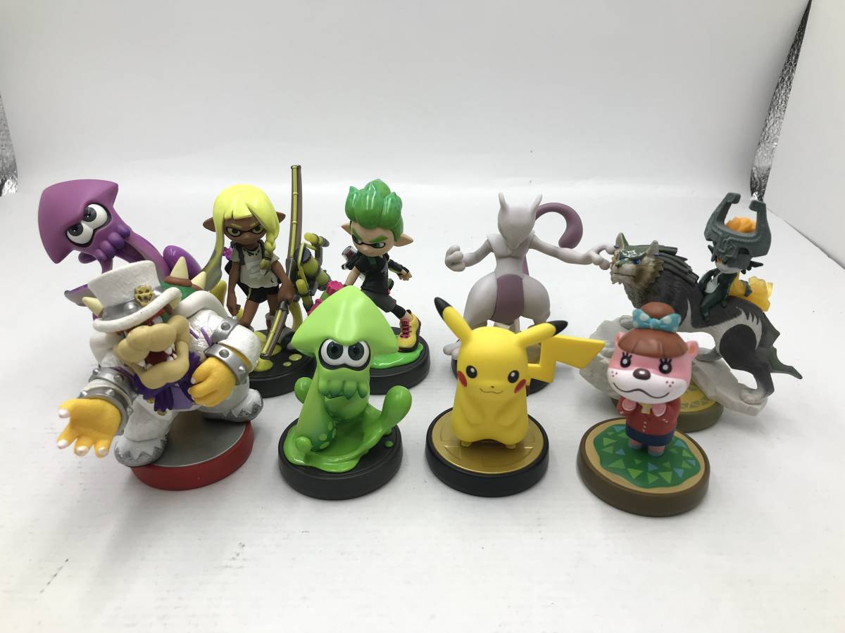 Yahoo!オークション - 【3583】[1円～] Nintendo amiibo アミーボ 9体 ...
