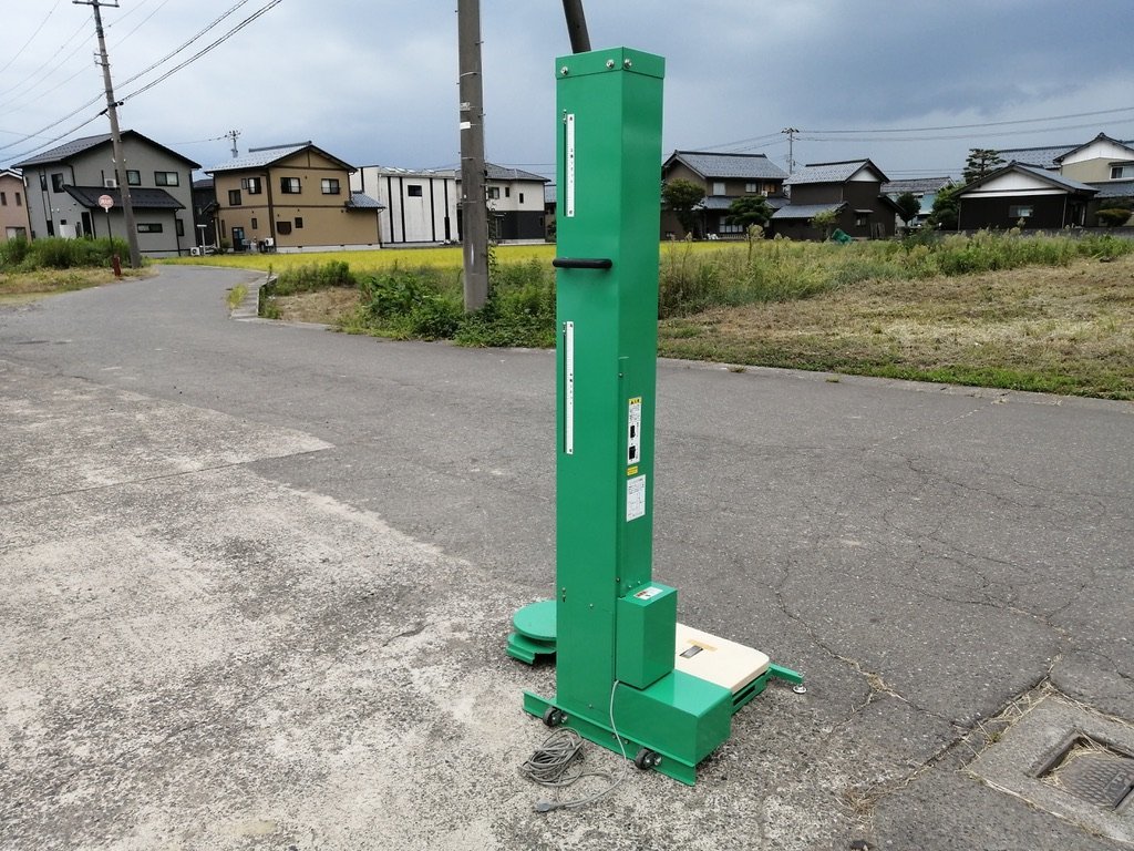 Yahoo!オークション - ホクエツ 米袋用昇降機 NRP-305A 回転台付き の...