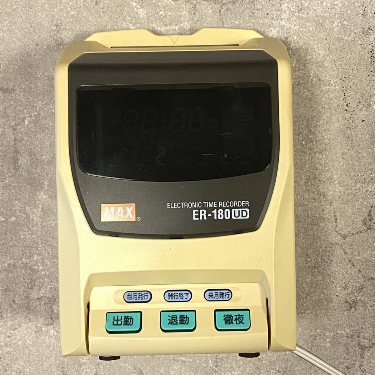 FZ 3562 MAX タイムレコーダー マックス 事務用品 タイムカード オフィス用品 ER-180UD(タイムカード、レコーダー)｜売買されたオークション情報、yahooの商品情報を ...