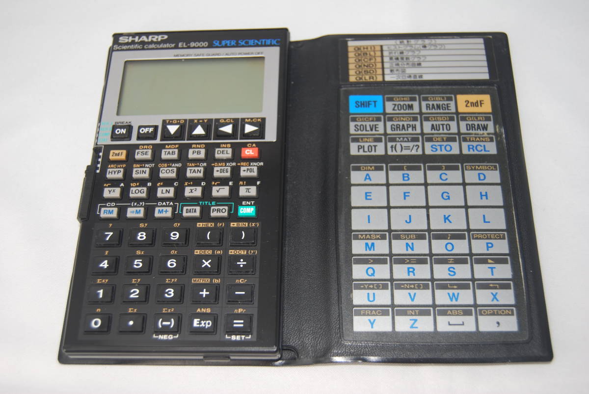 簡易チェック品 SHARP シャープ 関数電卓 EL-9000 SUPER SCIENTIFIC #SA-298(シャープ)｜売買されたオークション情報、yahooの商品情報をアーカイブ公開 ...