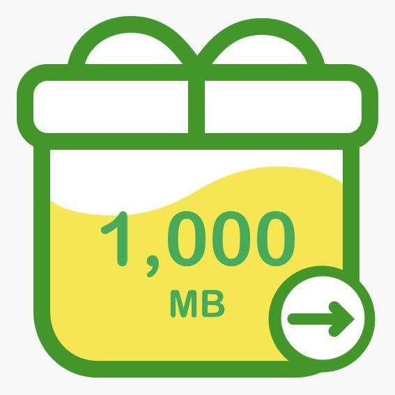 Yahoo!オークション - 【迅速】 mineo マイネオ パケットギフト（1GB）