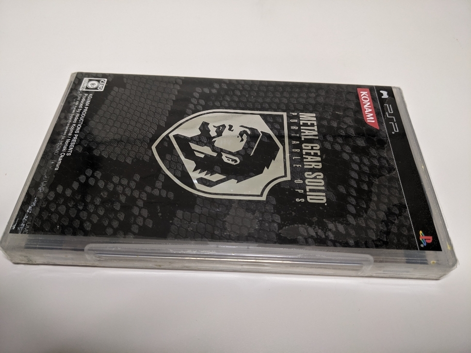 PSP 20周年記念版 メタルギアソリッド ポータブル オプス METAL GEAR SOLID PORTABLE OPS(アクション)｜売買されたオークション情報、yahooの商品情報を ...