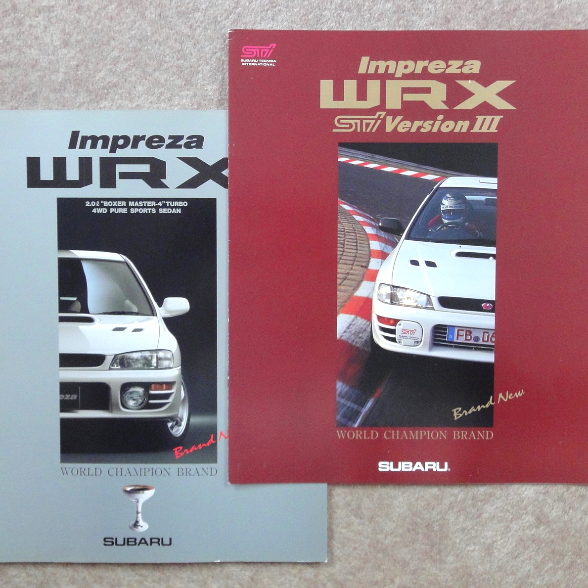 日本代購代標第一品牌【樂淘letao】－インプレッサ WRX セダン & STi ver.Ⅲカタログ GC8 GF8 GC version III バージョン3 D型 ワゴン Type-RA ...