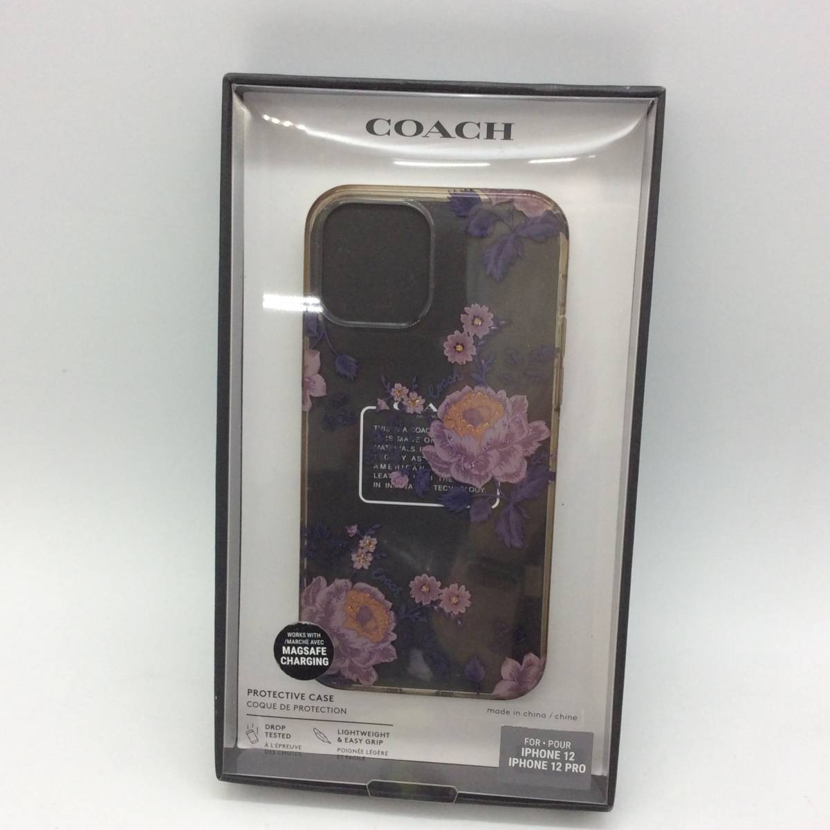 4914 Coach コーチ Iphone12ケース クリア スマホケース 保護ケース Iphone12 Iphone12pro 用