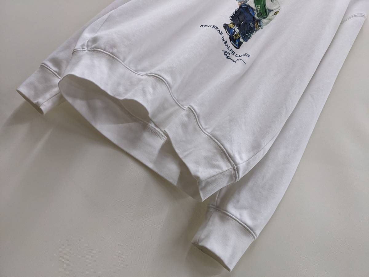 日本代購代標第一品牌【樂淘letao】－Polo Ralph Lauren/ポロラルフローレン/Polo Bear Sweatshirt/ポロベアクルーネックスウェット/前Vガゼット/SIZE L
