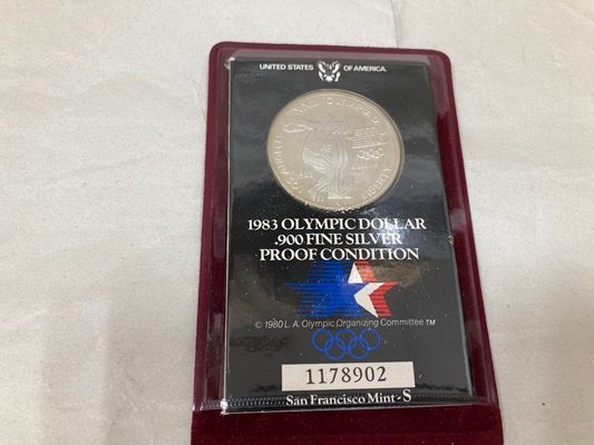 Yahoo!オークション - 1983 オリンピック 記念銀貨 SV900 メダル ロス...