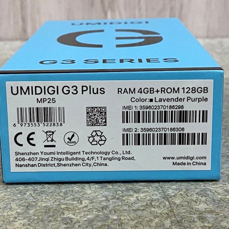 Yahoo!オークション - UMIDIGI スマホ G3 Plus MP25 Lavender Purple A...