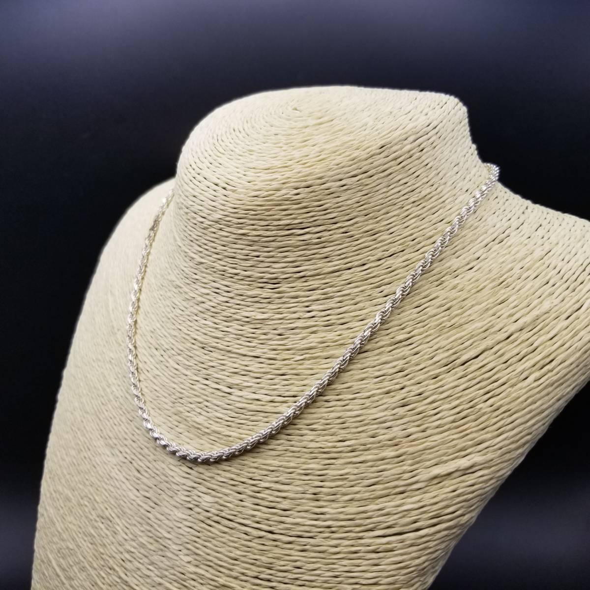 Yahoo!オークション - AGI イタリア ヴィンテージ ロープ チェーン 925...