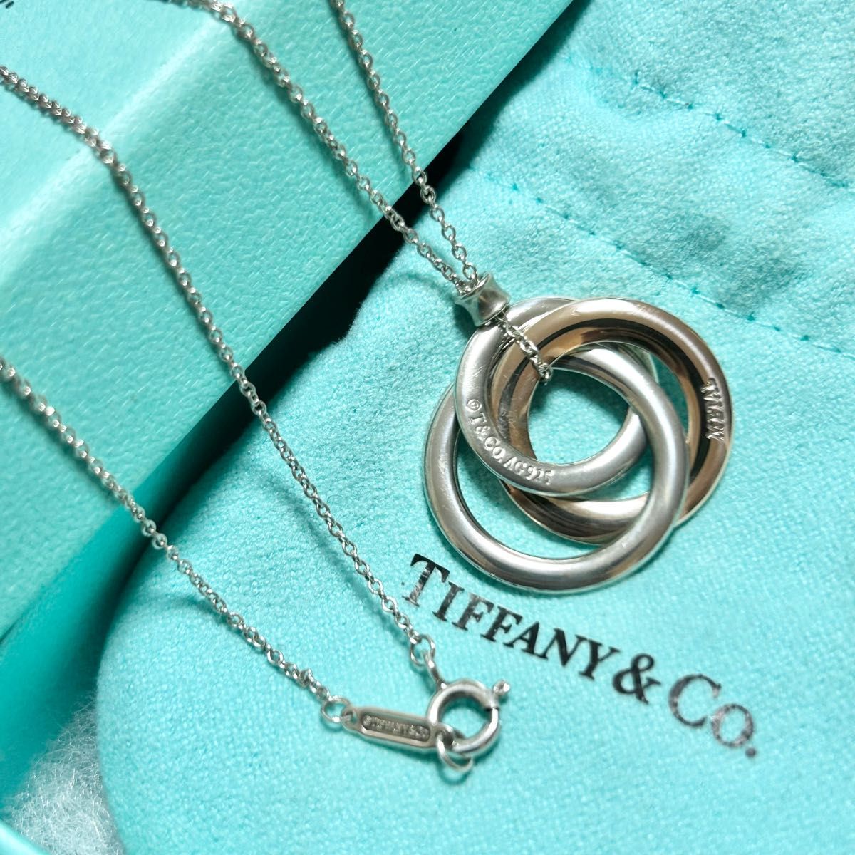 TIFFANY&Co ティファニー サークル ルベドメタル ネックレス TIFFANY&Co ティファニー サークル ルベドメタル ネックレス