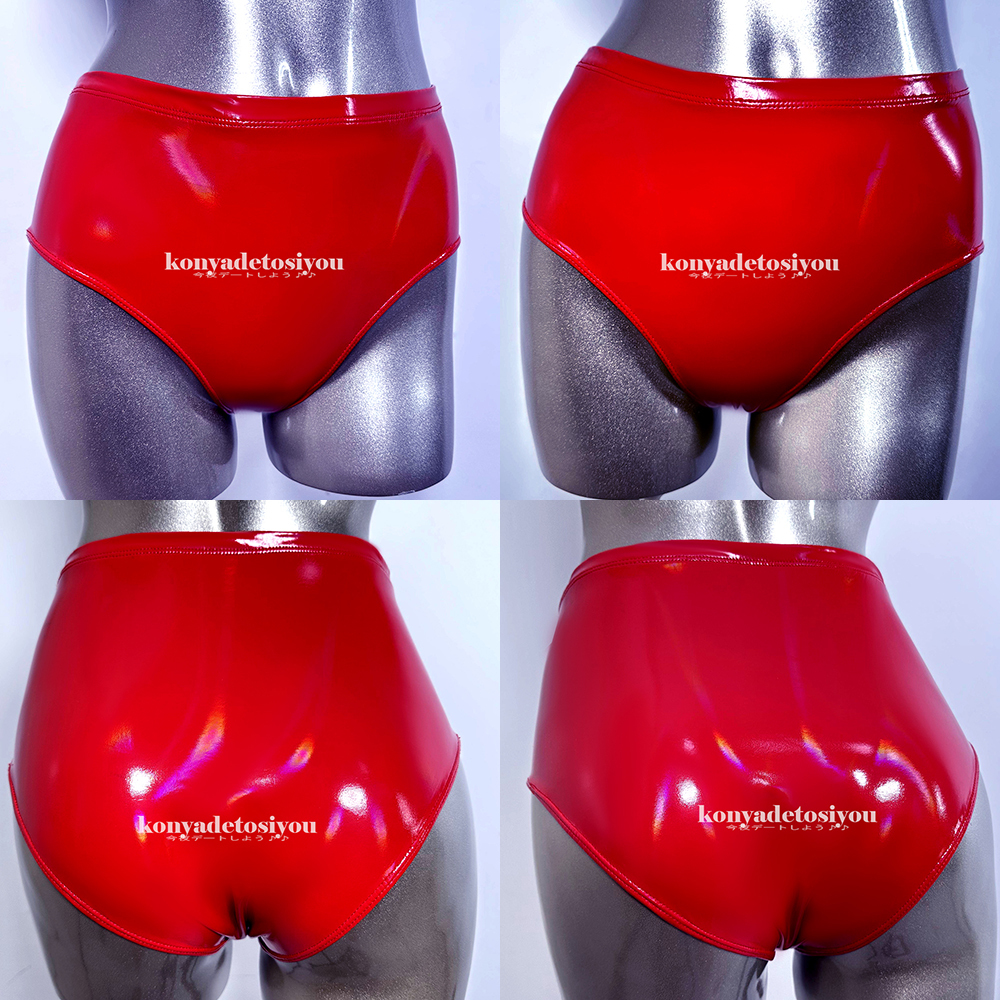 Yahoo!オークション - konyadetosiyou LJH23001彩赤 超光沢 ブルマ シ...