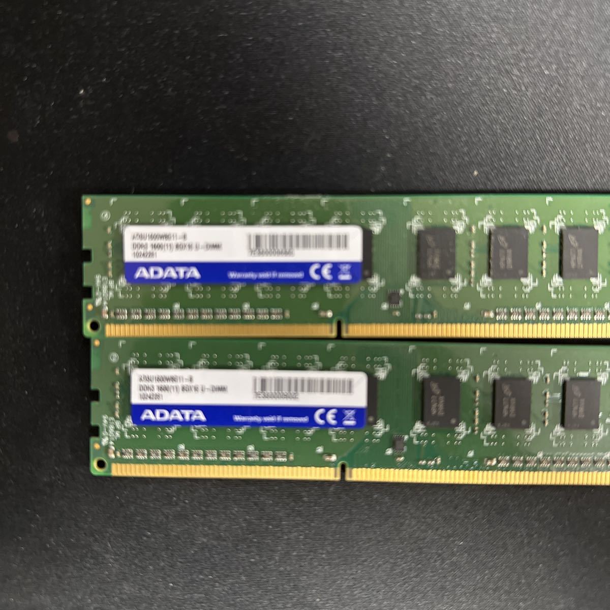 AD3U1600W8G11-2 DDR3 PC3-12800 16GB 8GBx2 ADATA(8GB)｜売買されたオークション情報、yahooの商品情報をアーカイブ公開 - オークファン ...