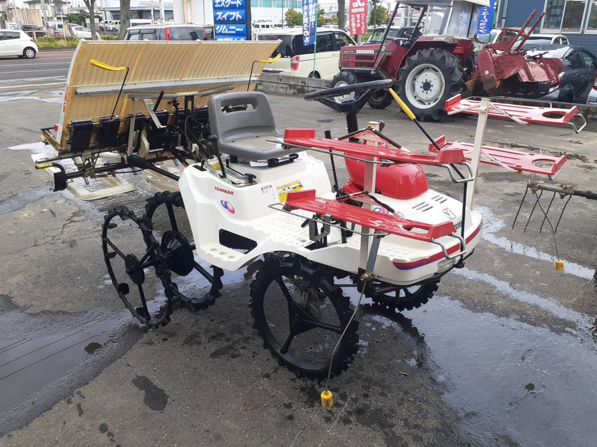 Yahoo!オークション - 宮城県発 ヤンマー Pe-1 4条植 田植え機 難あり ...