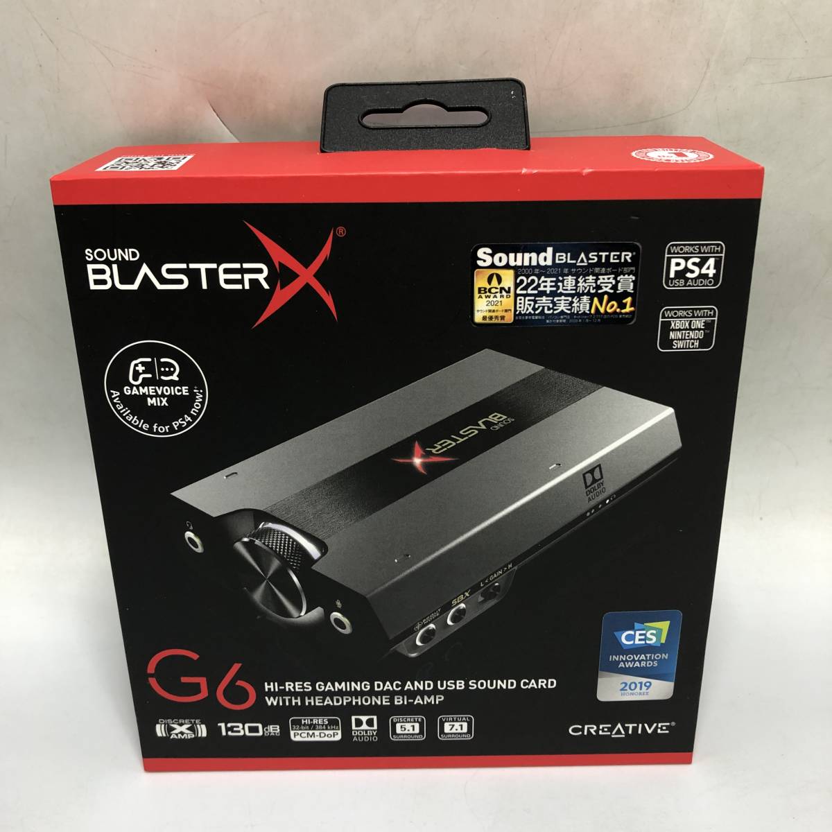 代購代標第一品牌－樂淘letao－CREATIVE SOUND BLASTER X G6 ゲーミングサウンドカード サウンドブラスター