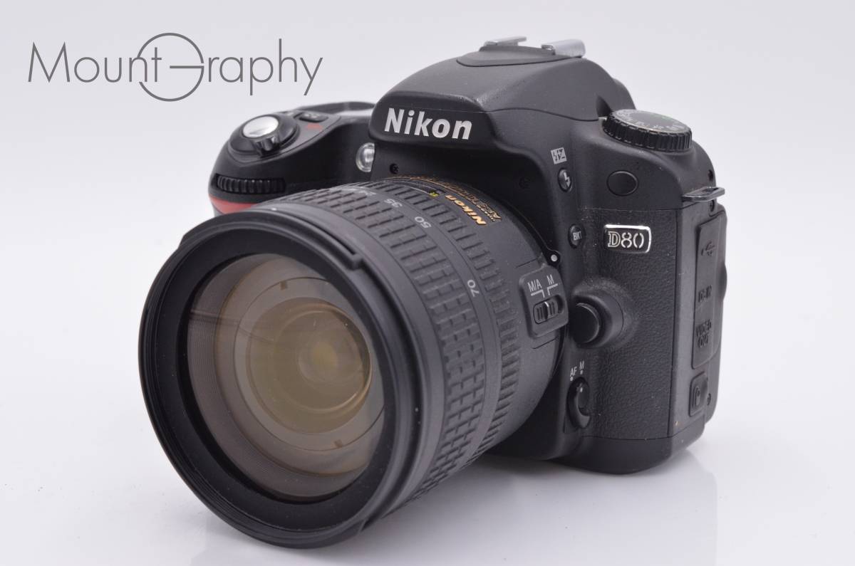 Yahoo!オークション - 良品 ニコン Nikon D80 + AF-S DX 18-70mm F3.5...