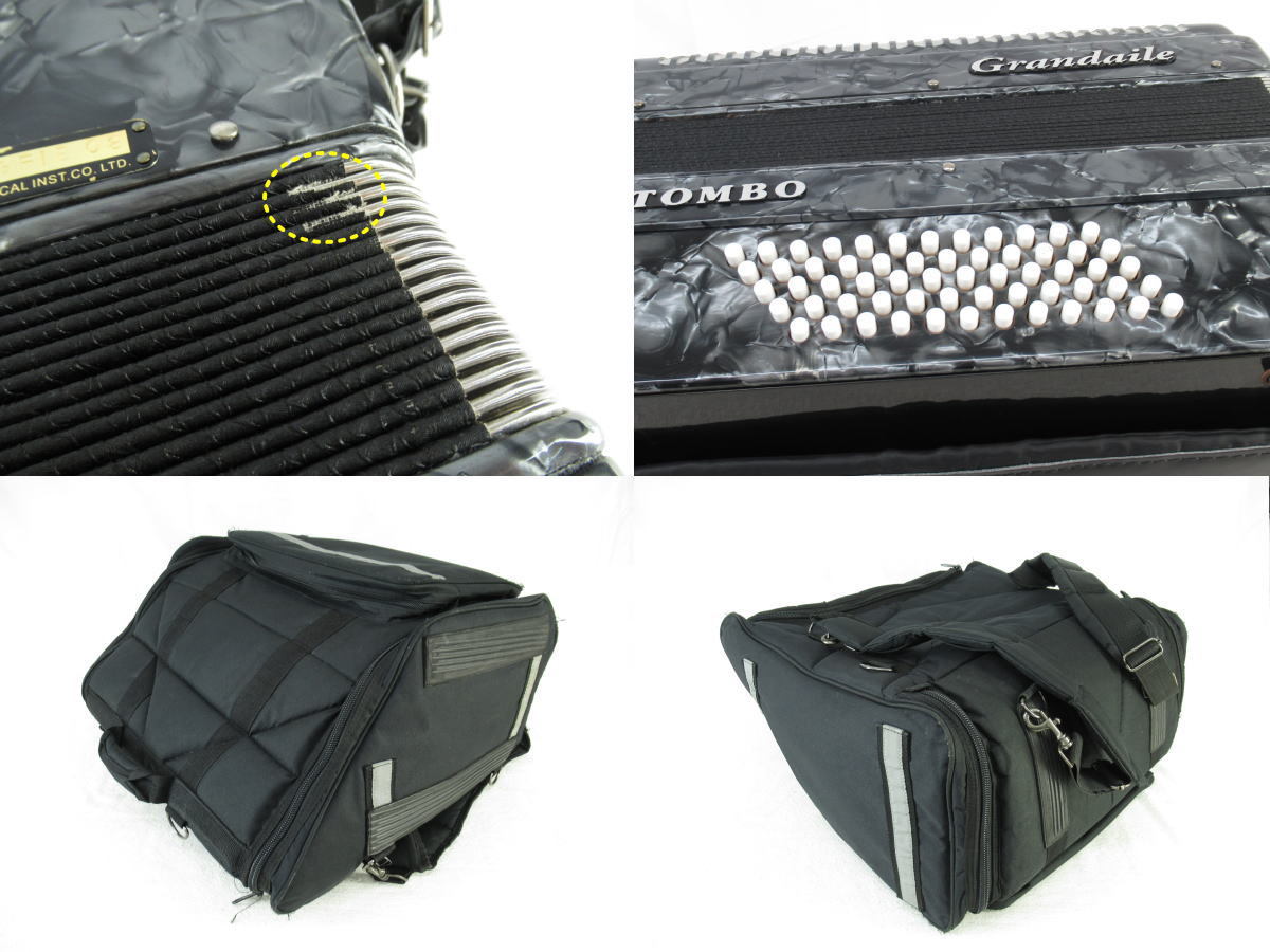 Yahoo!オークション - 美品 TOMBO/トンボ ピアノ式アコーディオン Gra...