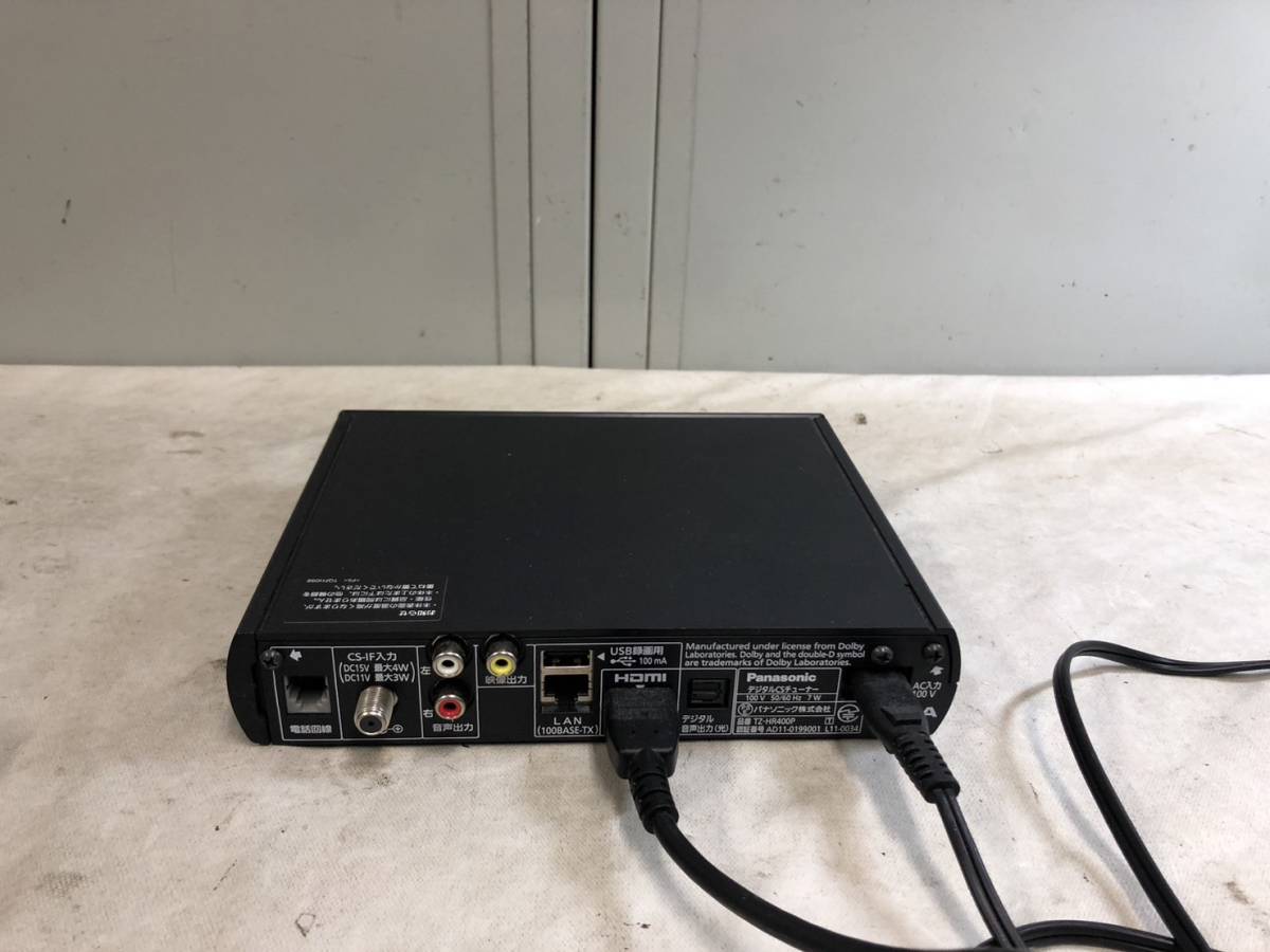 代購代標第一品牌－樂淘letao－（230）Panasonic パナソニック デジタルCSチューナー TZ-HR400P リモコン付き