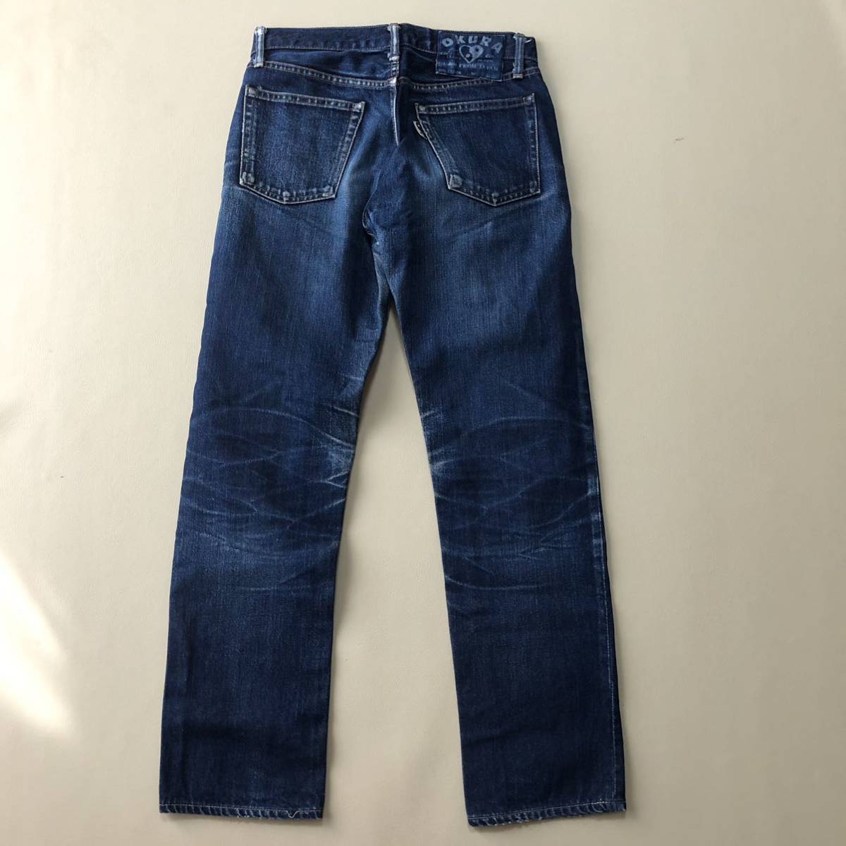 W28 OKURA JEANS オクラジーンズ ストレートデニムパンツ 301 W28 OKURA JEANS オクラジーンズ ストレートデニムパンツ 301