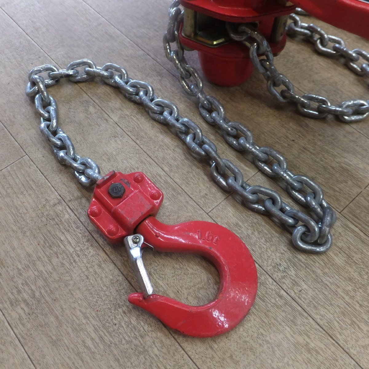 Yahoo!オークション - キレイ ニッチ NITCHI レバーホイスト RN10160 1...