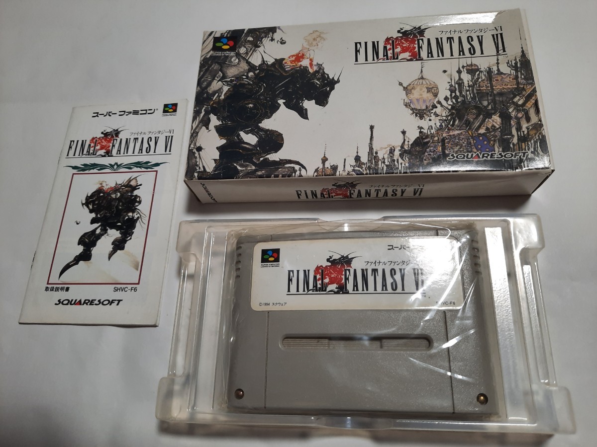 Yahoo!オークション - ファイナルファンタジーⅥ ff6 SFC スーパーファ...