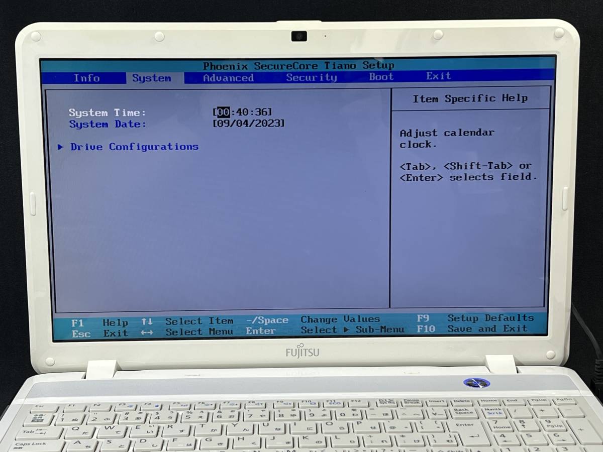 BIOS起動 FUJITSU LIFEBOOK AH42/G FMVA42GW Pentium B960 RAM 2GB HDD 無 ノートPC W01-0904(15インチ～)｜売買された ...