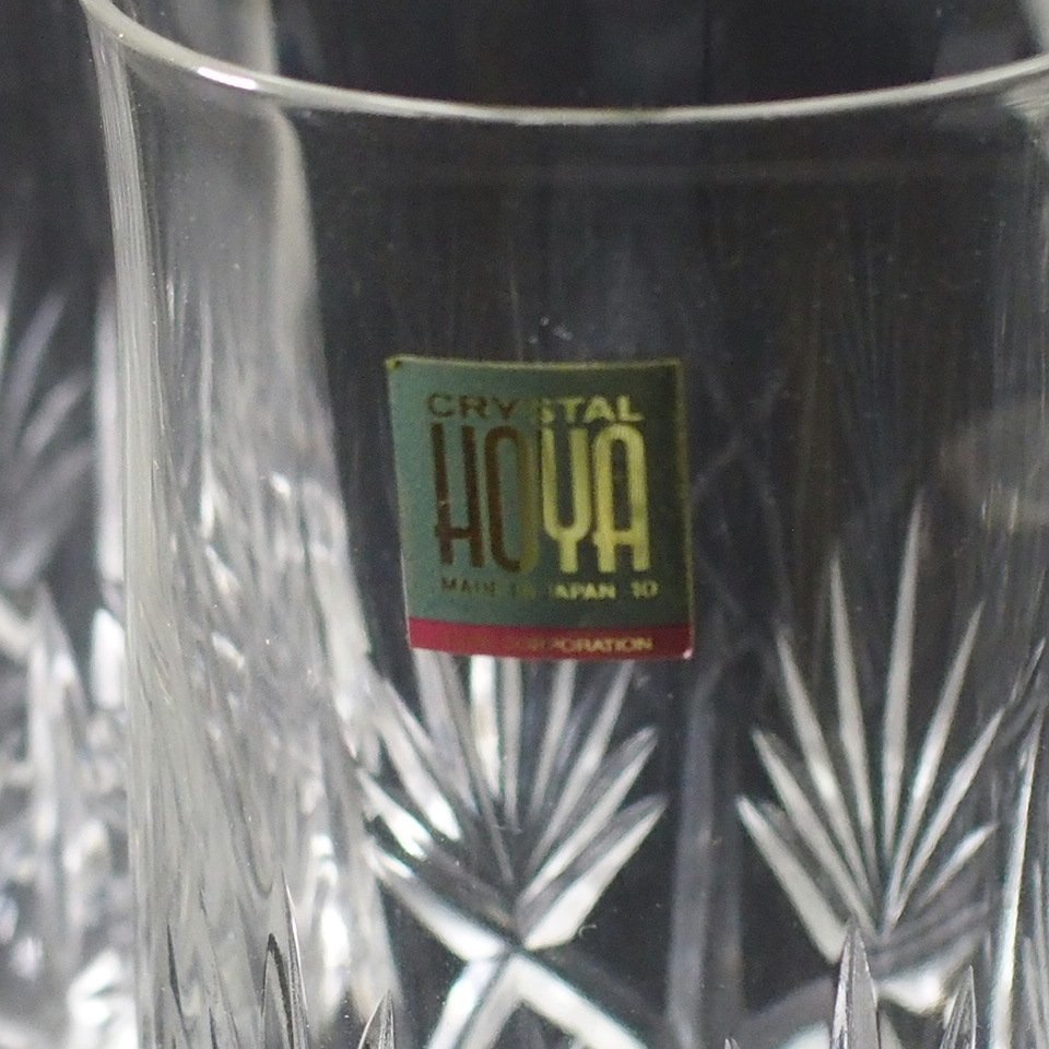 Yahoo!オークション - m002L A2 HOYA ホヤクリスタル クリスタルグラス...