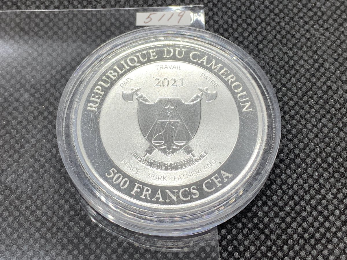 代購代標第一品牌－樂淘letao－31.1グラム 2021年 (新品) カメルーン「マンドリル」純銀 1オンス 銀貨