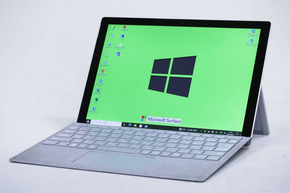 即配 Office2021搭載 キーボードカバー付 バッテリー良 超軽量770g 高性能タブPC Surface Pro 6 i5-8350U 8G SSD256G PixelSense 顔 ...