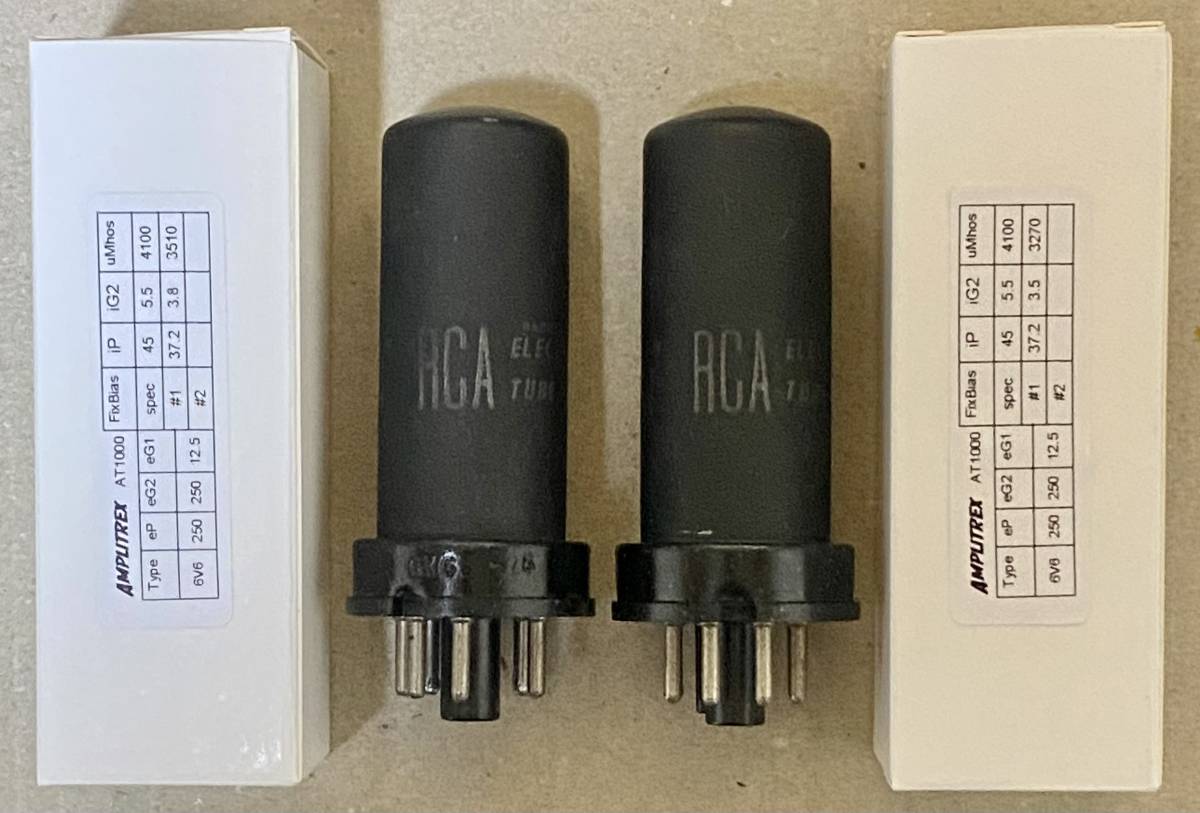 Yahoo!オークション - USED36119 メタル管 RCA 6V6 2本セット