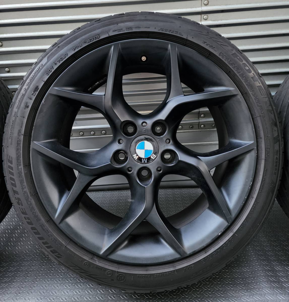 代購代標第一品牌－樂淘letao－BMW X1 E84 純正 18インチ Yスポーク ホイール BS POTENZA S001 8J 9J 5H インセット30 41 PCD120 ハブ径72.5φ