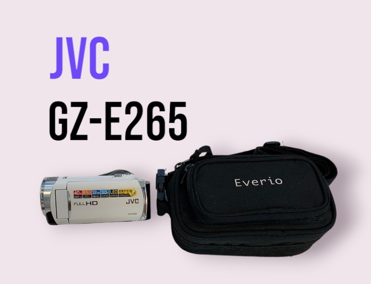 Yahoo!オークション - JVC ビデオカメラ GZ-E265-W 白 32GB ホワイト ...