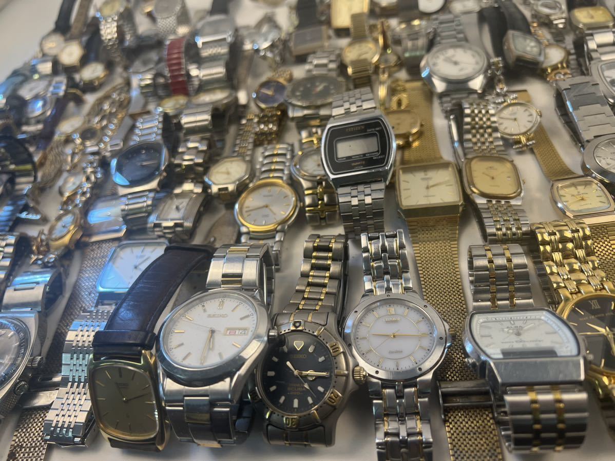 Yahoo オークション Seiko Citizen その他 ジャンク 時計大量まとめ
