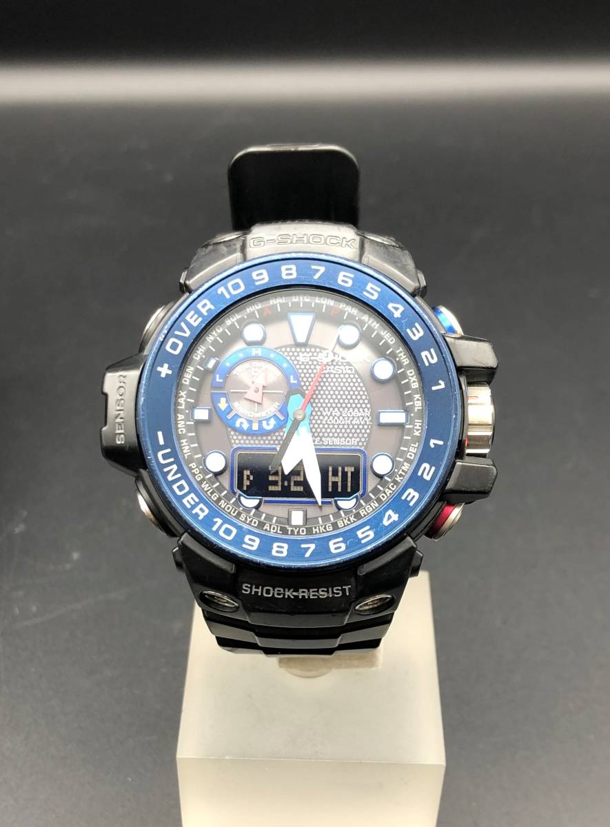 代購代標第一品牌－樂淘letao－時計(サ60)『WH-10267』★CASIO カシオ★GWN-1000B★GULF MASTER★アナデジ★稼働品★