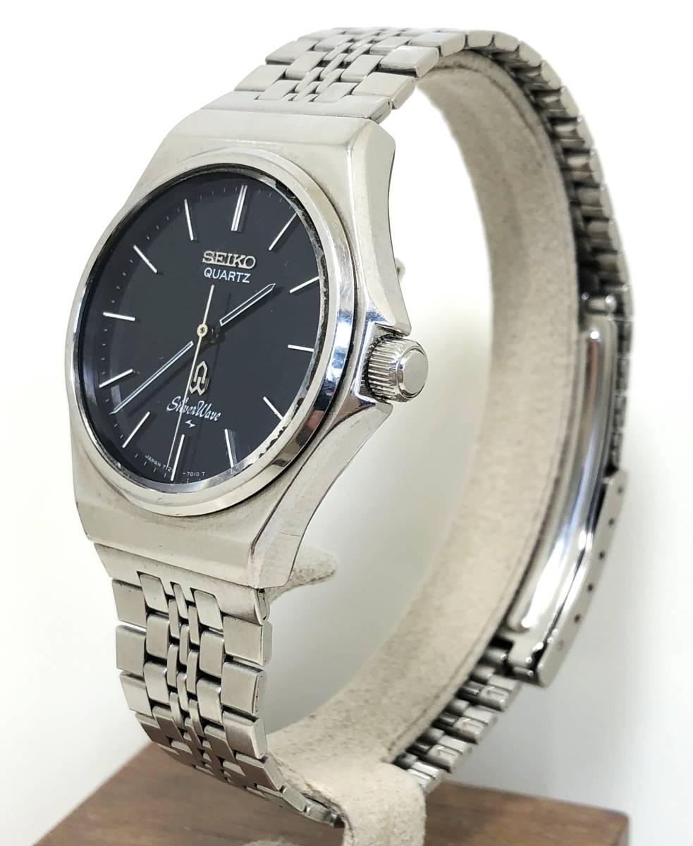 代購代標第一品牌－樂淘letao－時計(サ60)『WH-10112』★SEIKO(セイコー)★7121-701A★Silver Wave オリジナルブレス★BL★稼働品★