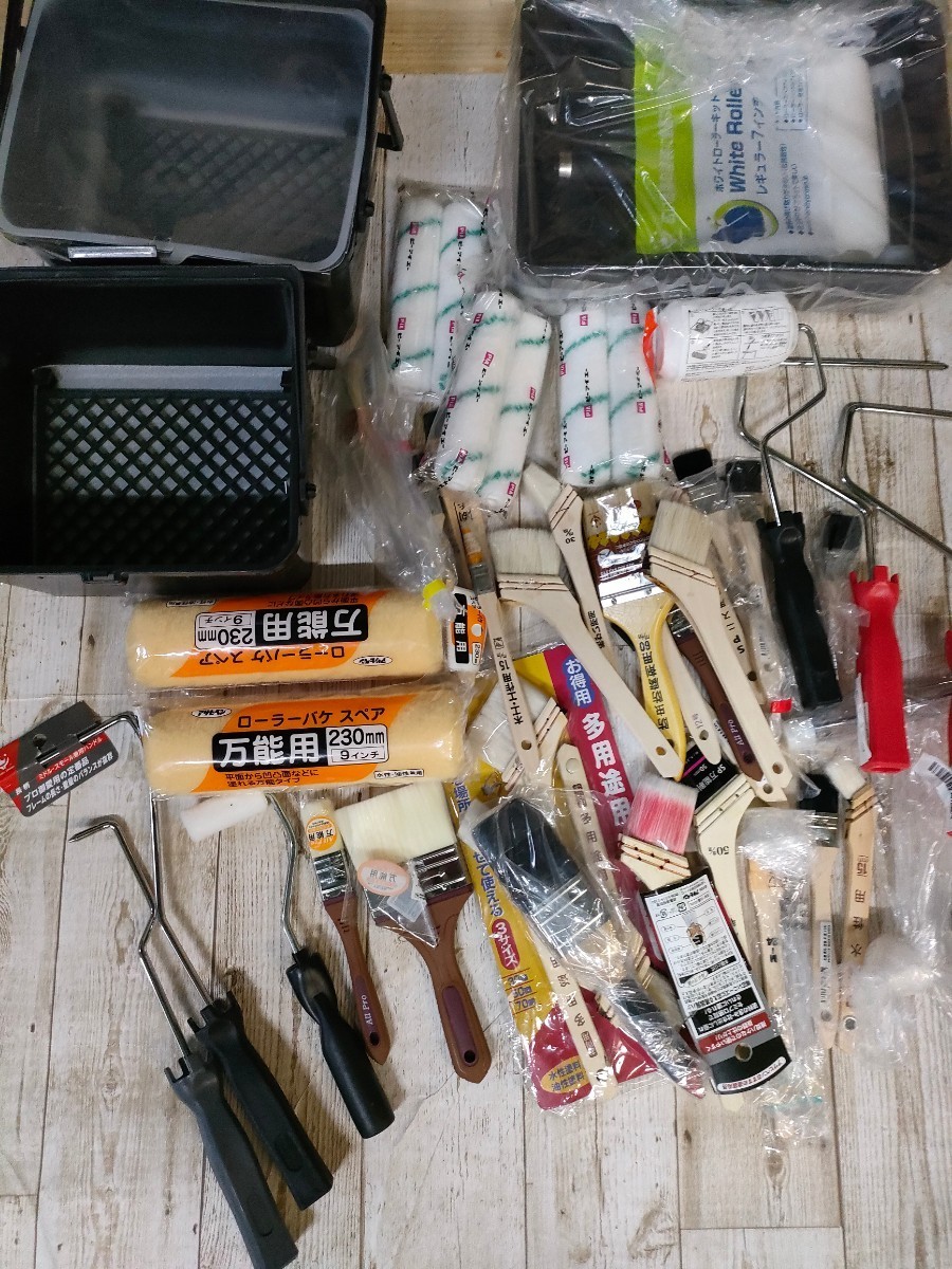 0509/1418 まとめて 塗料 ペイント用品 ローラーバケ 刷毛 ハケ バケツ 色々(その他)｜売買されたオークション情報、yahooの商品情報をアーカイブ公開 - オークファン ...