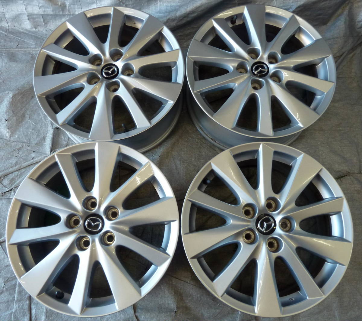 Yahoo!オークション - 2308-Z21LL MAZDA KE系 CX-5 純正アルミ 7J 17i...
