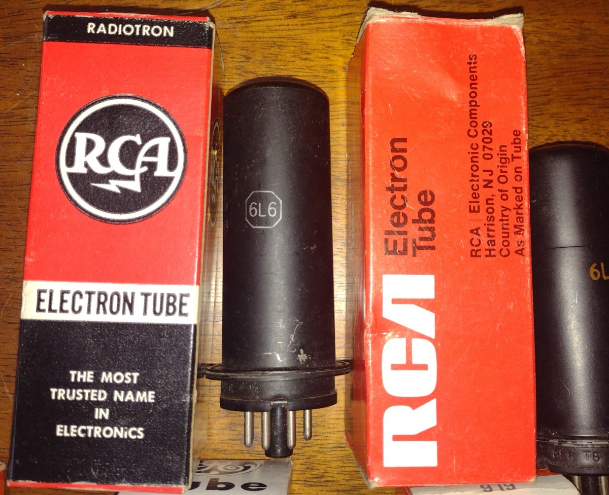 Yahoo!オークション - GE. RCAの6L6 新品 8本