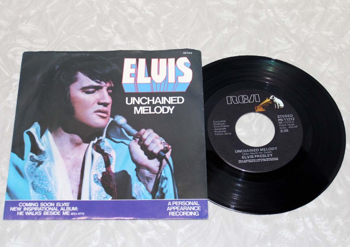 エルヴィス プレスリー Elvis Presley Unchained Melody Pb 11212 Usa アメリカ盤 30225