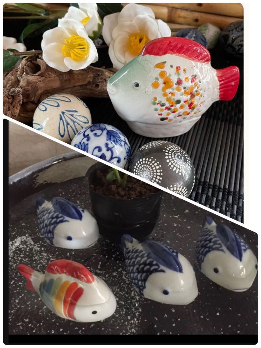 送料無料 浮球 6点 陶器 浮き球 浮き玉 置物 メダカ鉢 送料無料 浮球 6点 陶器 浮き球 浮き玉 置物 メダカ鉢