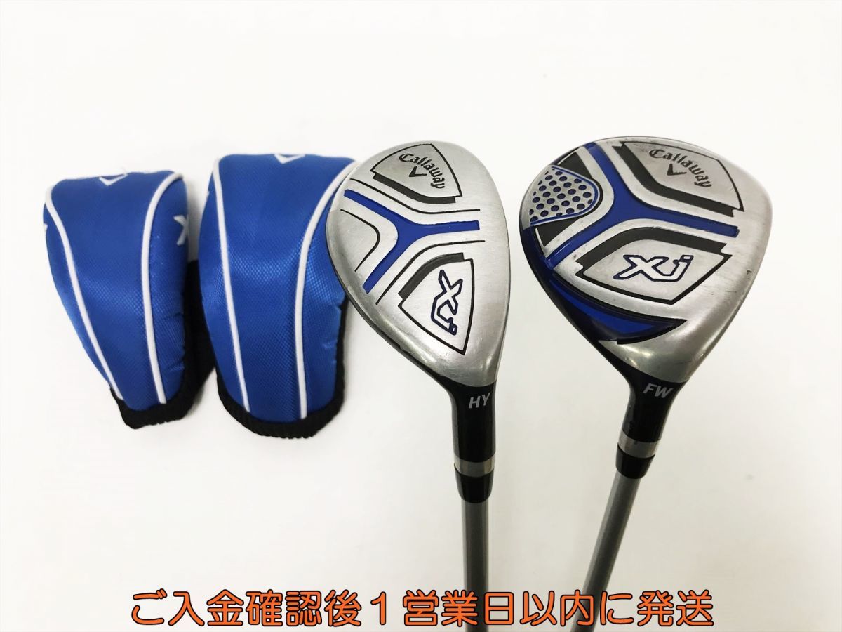 ゴルフ Callaway キャロウェイ xj3 ジュニア FW/HY 2本セット ヘッドカバー付き ジュニアセット まとめ売り S02-019tm/F7(子ども用)｜売買されたオークション情報 ...