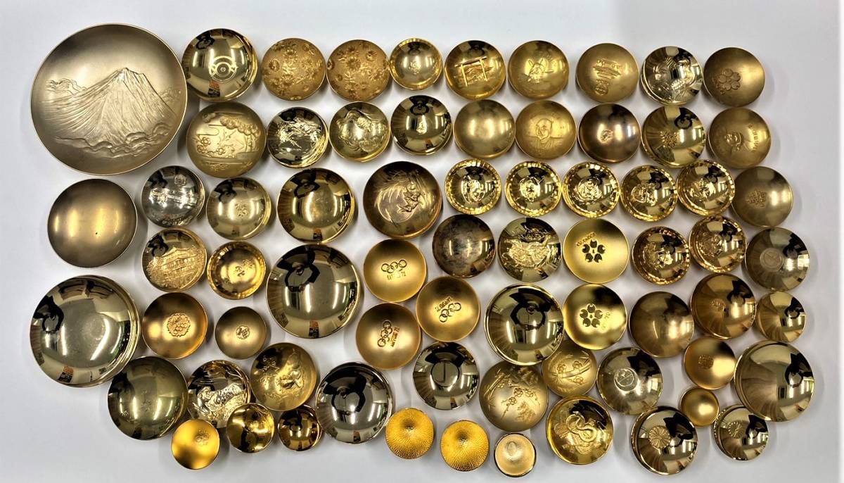Yahoo!オークション - Y 24KGP 金メッキ 金杯 酒器 おまとめ 大量