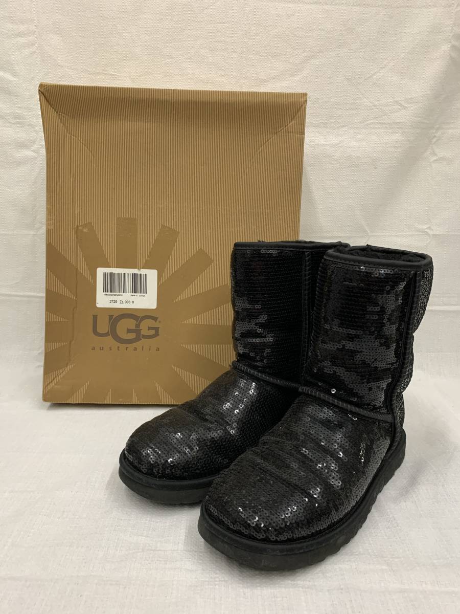 Yahoo!オークション - UGG 冬靴 ムートン スパンコール サイズ 25cm