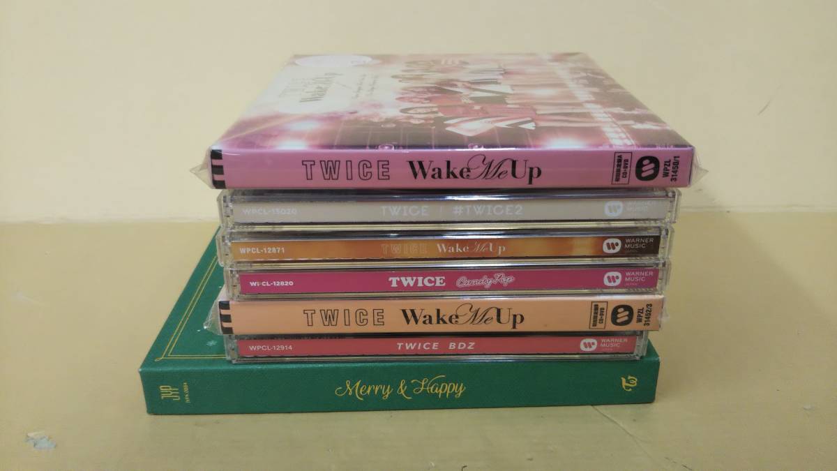Yahoo!オークション - 写4916-115 【60】TWICE CD 7枚 まとめ売り