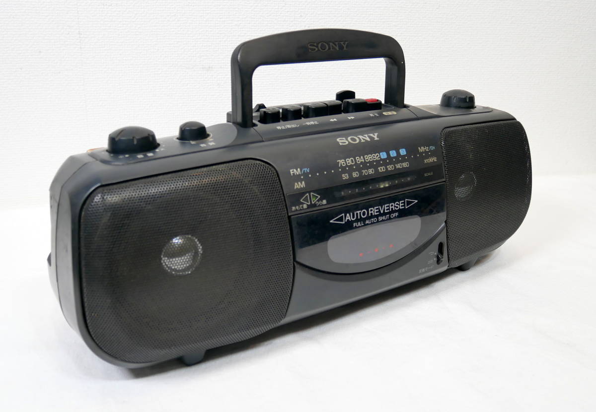 Yahoo!オークション - (R509-F331) 動作品 SONY ソニー ラジオカセッ...