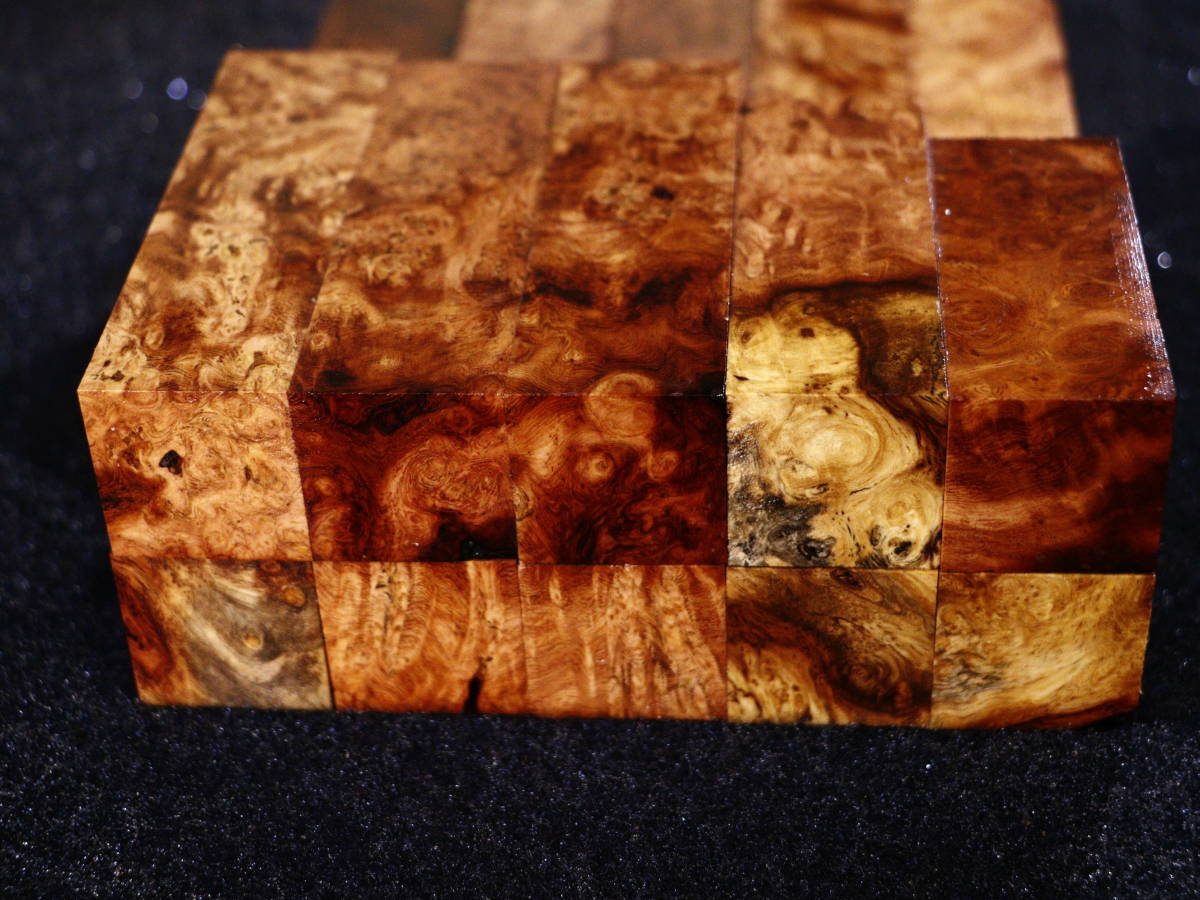 Yahoo!オークション - 花梨 (№5926) 瘤杢 葡萄杢 ペンブランク 合計10...