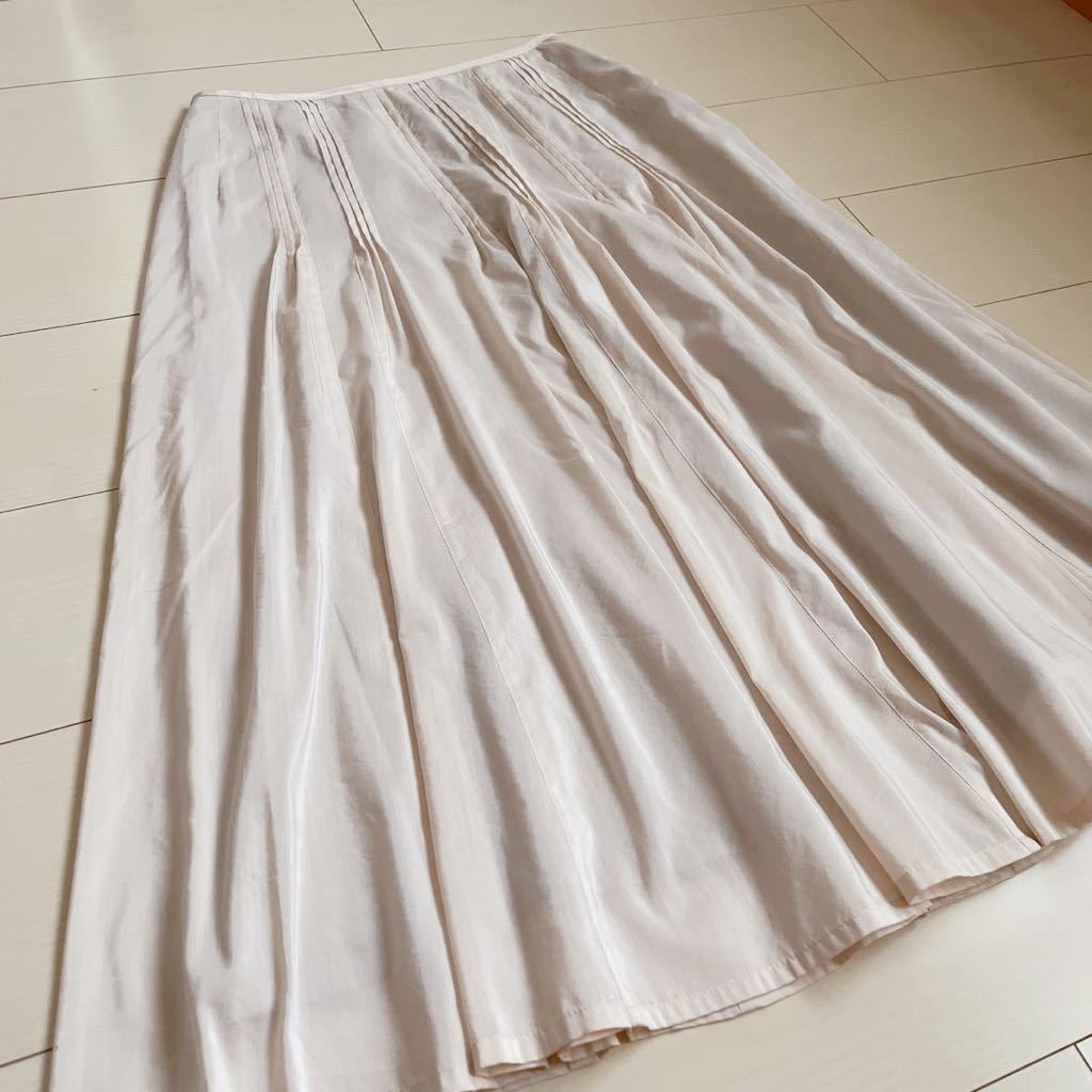 Yahoo!オークション - PINORE ピノーレ ロングスカート ベージュピンク...