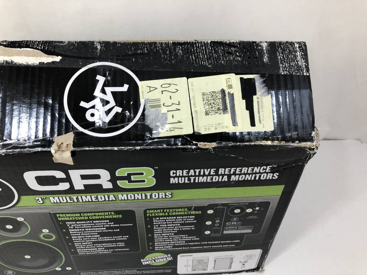 Yahoo!オークション - 52 MACKIE マッキー CR3 パワードモニタースピ...