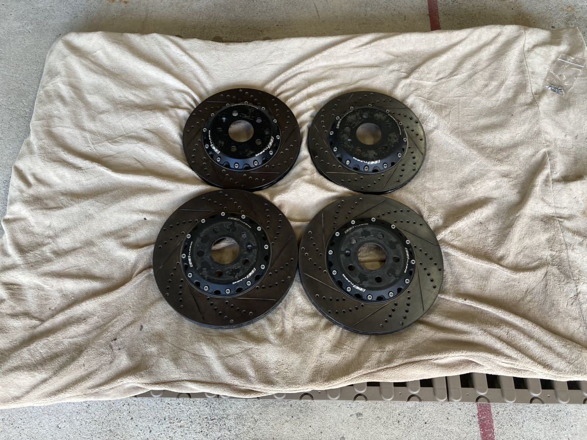 Yahoo!オークション - ECS TUNING 2Piece ドリルドスリット ブレーキロ...